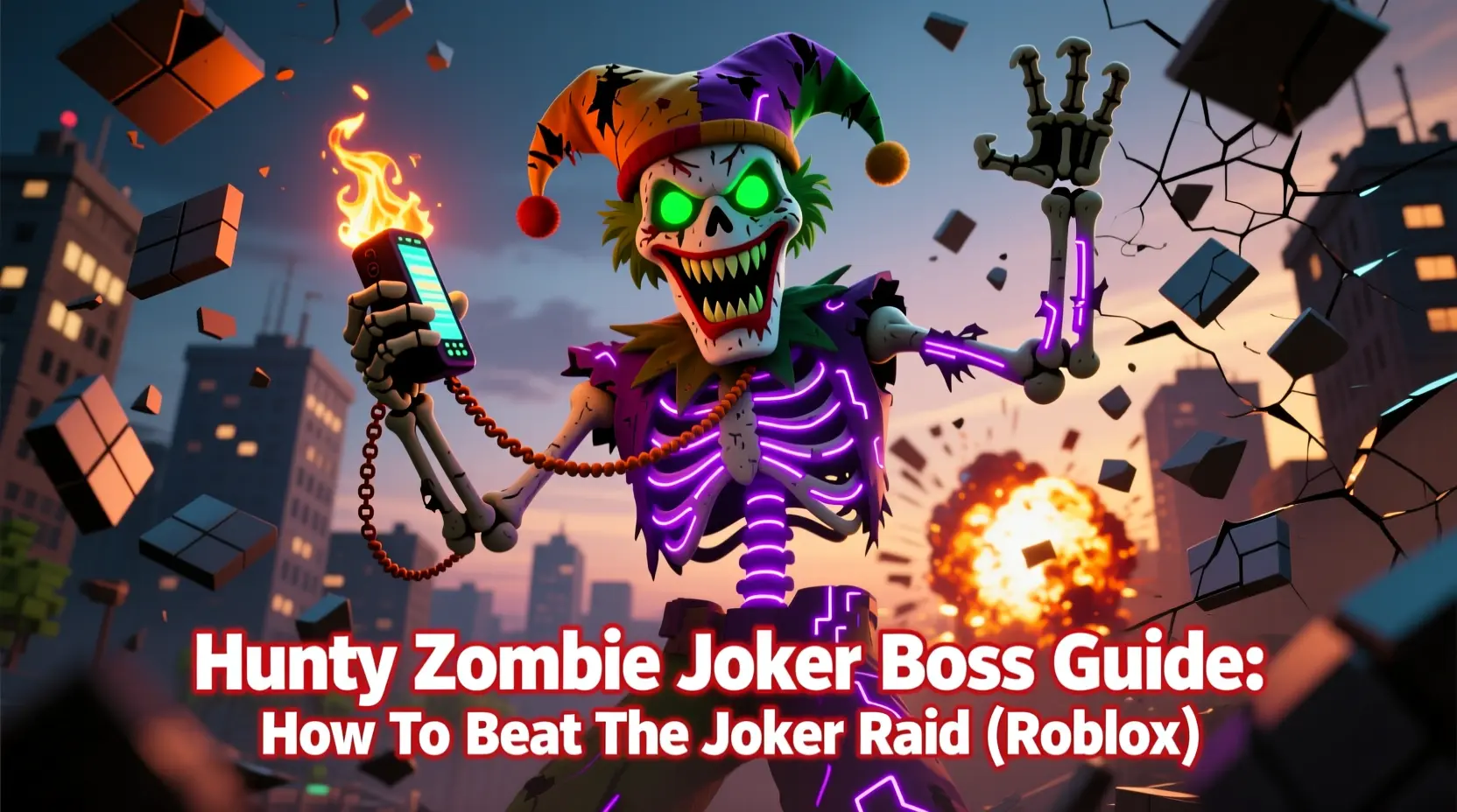 Hunty Zombie Joker Boss Guide 2025: How To Beat The Joker Raid (Roblox ...